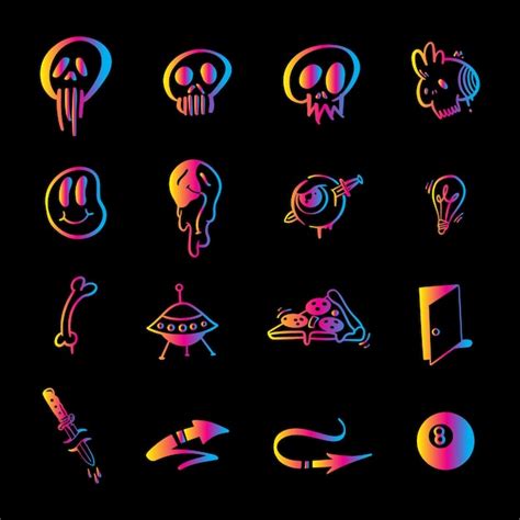 Premium Vector Graffiti Elements In Vector Isolated