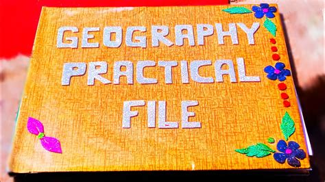 Best Geography Practical File With Pdfgeography Project File For Class 101112 Youtube