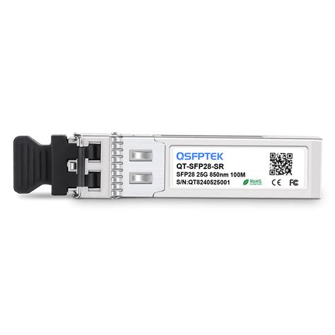 Intel E25gsfp28sr 25gbase Sr Sfp28 Transceiver Module Qsfptek