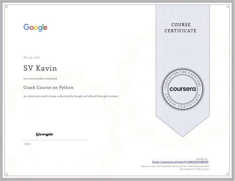 kavin sv on linkedin python coursera kpriet october crashcourse