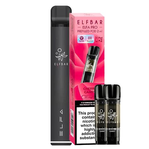 Elf Bar Elfa Pro Rechargeable Pod Device Bundle Kit Prime Vapes Uk
