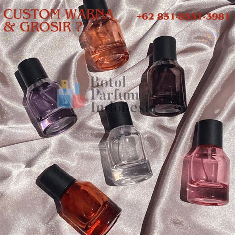 Jual Botol Parfum Kaca Lelabo Red 30ml Cap Labo Grey Spray Semi Press