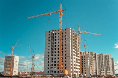 新建多层建筑和建筑工程单高清图片下载 正版图片502627728 摄图网