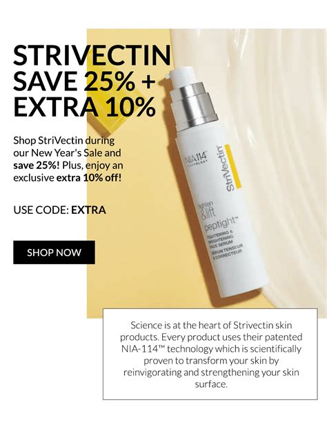 SkinStore StriVectin Save 25 Extra 10 Off Milled