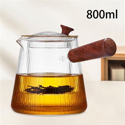 Tongina Glass Teapot With Infuser Stovetop Safe Tea Pot With Lidsimple