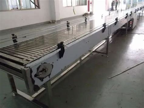 Stainless Steel Slat Chain Conveyor Material Grade SS Capacity Kg At Rs Unit