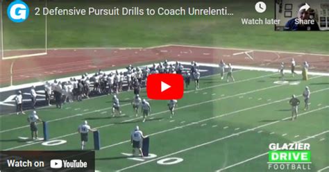2 Pursuit Drills To Develop Relentless Defensive Effort Football Toolbox