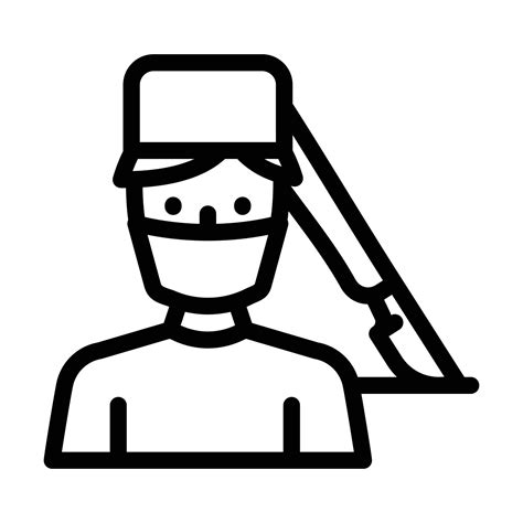 Surgeon Doctor Line Icon Vector Illustration 17314864 Vector Art At