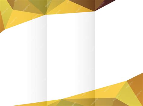 Premium Vector Folded Flayer Background