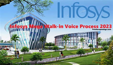 Infosys Mega Walk In Voice Process 2023 Hiring For Freshers