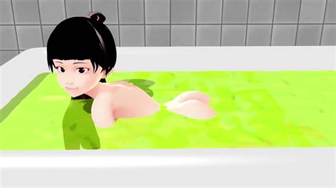 Cocoa Anime Girl Takes It All Off In The Bathtub Eporner