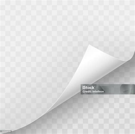 현실적인 말린 종이 모서리 세트 모형 페이지 가장자리 컬과 구부러진 종이 컬리 페이지 코너 A4 그림자와 3d 페이지 컬 주식 벡터 굽은에 대한 스톡 벡터 아트 및 기타