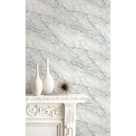 Papier Peint Intissé Luxe Renouveau Marbre Gris Leroy Merlin