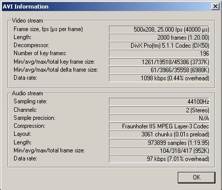 Virtualdub Mod Version And Hdv Codec At DVinfo Net