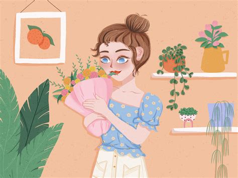 少女们 番茄花花画画 站酷ZCOOL