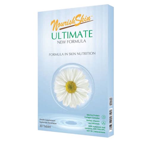 Jual Nourish Skin Ultimate New Formula Isi 30 Tablet Suplemen Kulit