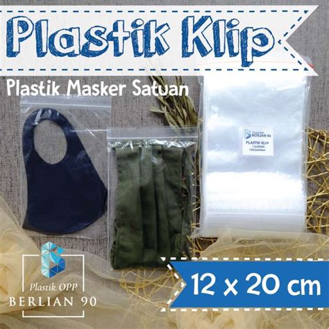 Jual Plastik Klip 12x20 Cm Plastik Ziplock Isi 100 Lembar Di Seller