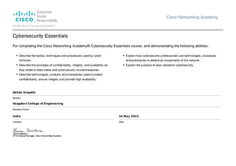 sripathi akhila on linkedin cisconetworkingacademy