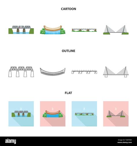 Vector Design Of Connection And Design Sign Set Of Connection And Side