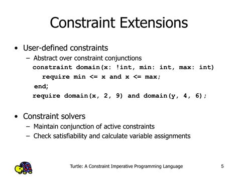 Ppt Turtle A Constraint Imperative Programming Language Powerpoint