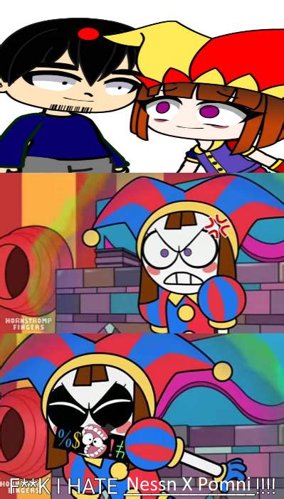 Pomni Hate Nessn X Pomni By Tocino14 On Deviantart