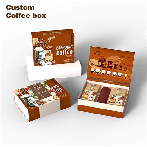 Custom Luxury Coffee T Box Set Packaging Box For Instant Coffee