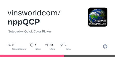 github vinsworldcom nppqcp notepad quick color picker