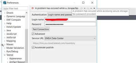 Publishing To Talend Cloud A Problem Has Occurre Qlik Community