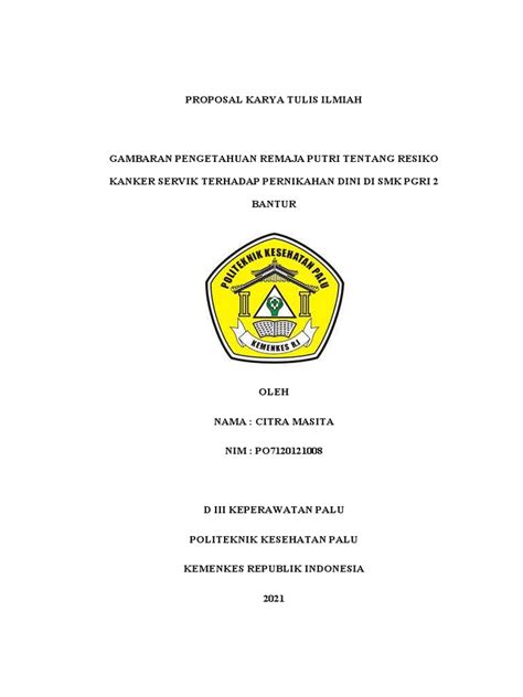 Kti Bahasa Indonesia Pdf