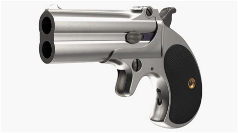 雷明顿枪型号 95 Derringer 3d模型 49 3ds Blend C4d Fbx Max Ma Lxo Obj
