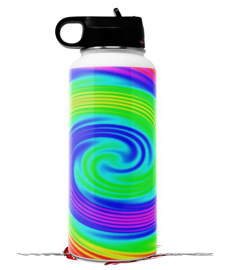 Hydro Flask 32oz Bottle Rainbow Swirl Wraptorskinz
