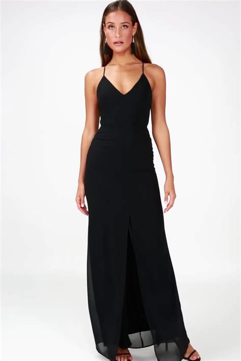 Black Maxi Dress Backless Maxi Dress Lace Maxi Dress Lulus
