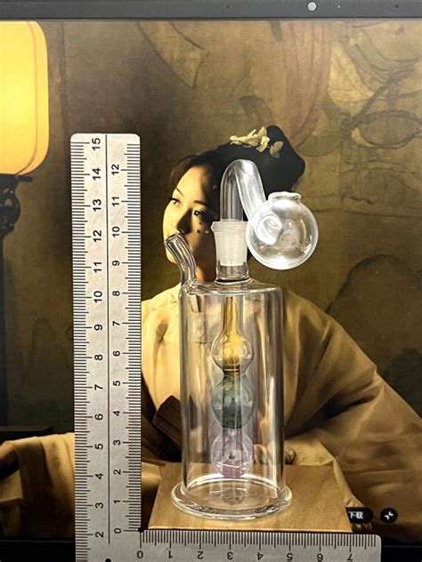 หลอดหัวดูดกันรั่วซึม Sloki Kaca แก้วบอโรซิลิเกตทรงสูงแบบพกพาได้สำหรับการเดินทาง Th