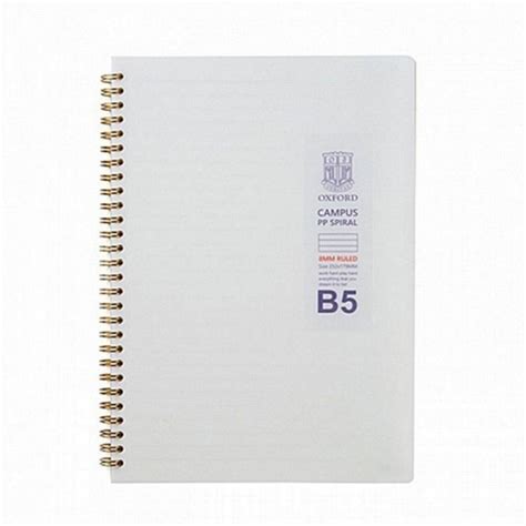 옥스포드 4000 밀크 Pp 절취 스프링노트 B5 줄252x 홈플러스 택배배송