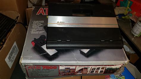 Master System 2600 Starter Set Atari 7800 Replacement Casing And Box With Matching Serial