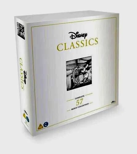 Disney Classics Complete 57 Movie Collection Blu Ray Brand New And