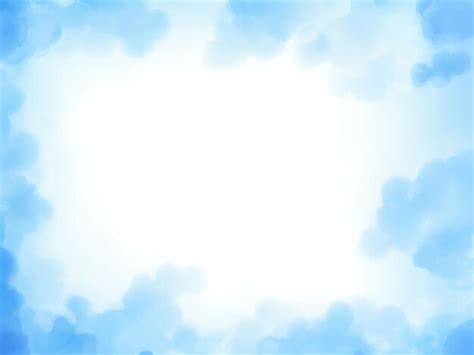 81000 Light Blue Cloud Border Pictures
