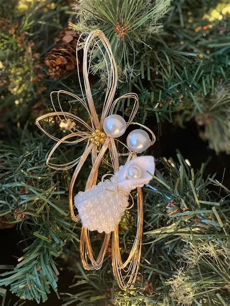 Lovely Angel Wire Ornaments And Tutorial By Angeliceleganceshop The