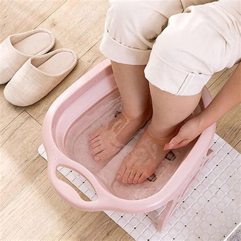 Banheira Spa Relaxamento Bacia Massageador Para Pés Pedicure Portátil