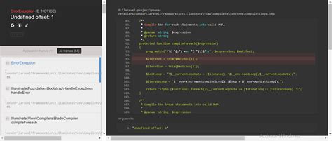 Php Laravel Blade Foreach Directive Undefined Offset 1 ← Php Laravel