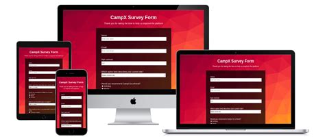 Github Skhosla Survey Form A Fully Responsive Webpage Built With Plain Html Css