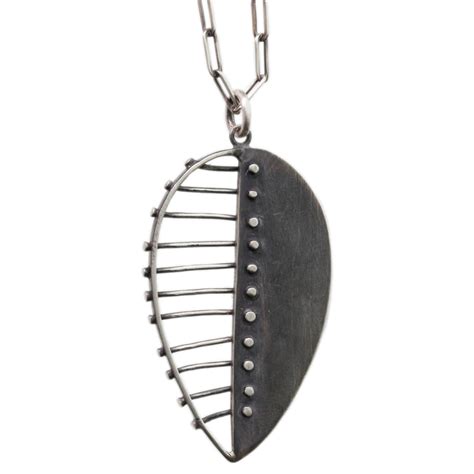 Rivet Leaf Necklace Chemistry Jewelry