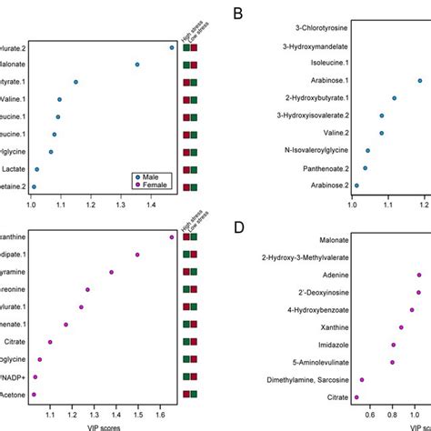 A Msea Plot In Male Offspring Of Stressed Mothers B Metabolomic