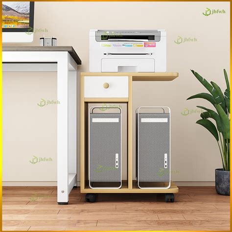 Printer Rack Desktop Computer Host Shelf Mobile Printer Rack Floor With