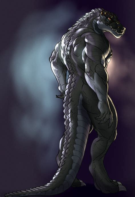 Crocodile Illustration Creature Concept Art Furry Art