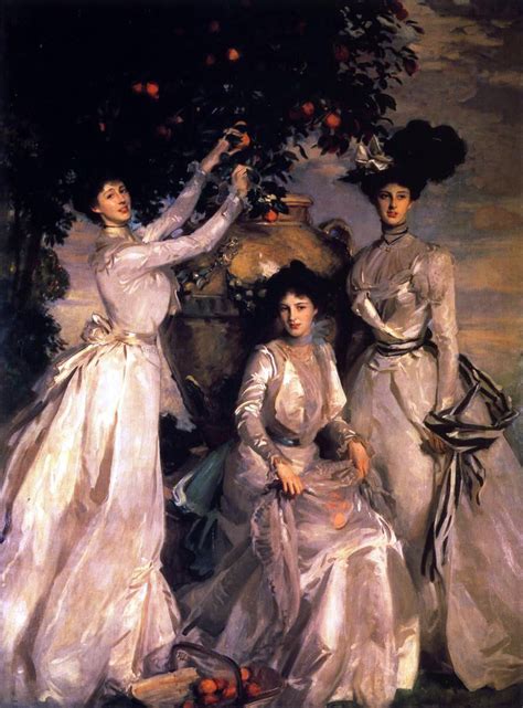 John Singer Sargent The Ladies Alexandra Mary And Theo Acheson Art