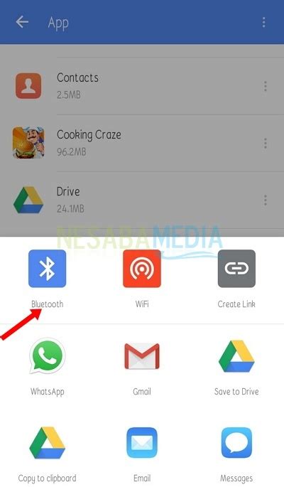 Cara Mengirim Aplikasi Lewat Bluetooth Di Android Gambar