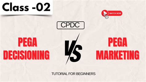 Cpdc Class 02 Pega Decisioning Vs Pega Marketing Tutorial For Beginners Youtube