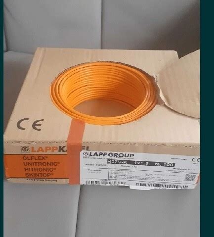 Przewod Instalacyjny Kabel Lapp H07V K 1x1 5 100m Radom Kup Teraz