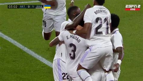 Gol de Eder Militao Real Madrid vs Getafe así marcó el 1 0 a favor